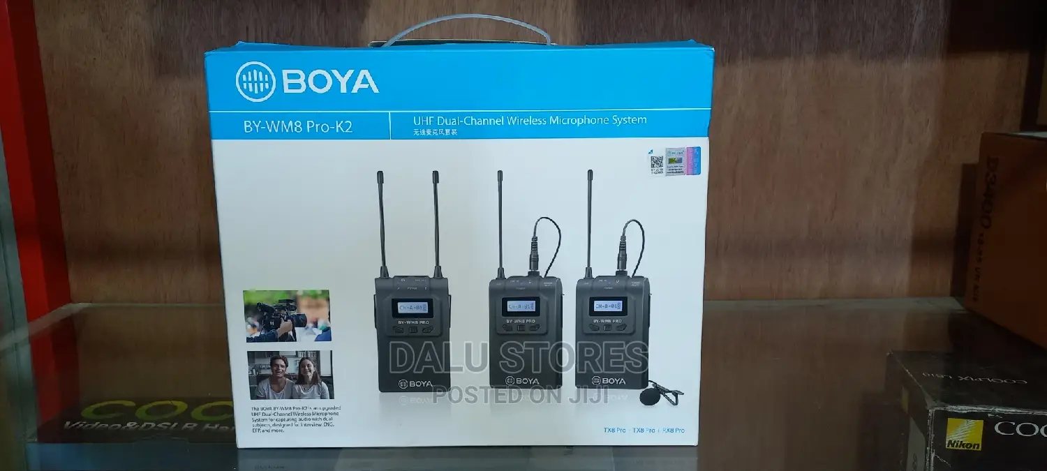 BOYA by-Wm8 Pro Wireless Microphone in Ikeja - Accessories & Supplies ...