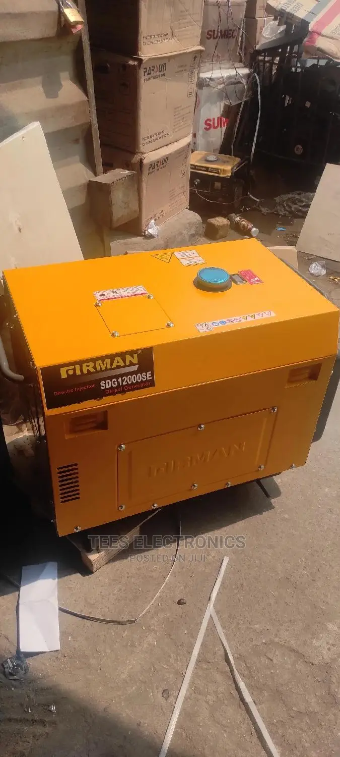 Sumec Fireman Sdg12000se 10kva Soundproof Generator in Lagos Island ...