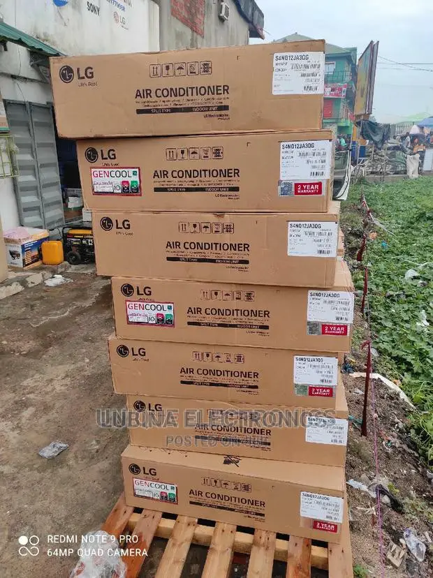 Brand New LG 1.5HP GENCOOL Dual INVERTER Split Unit AC(R410) in Ojo ...