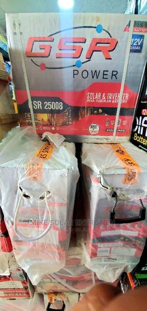 GSR 12v 240ah Tubular Battery in Osogbo - Solar Energy, Mike Solar Energy | Jiji.ng