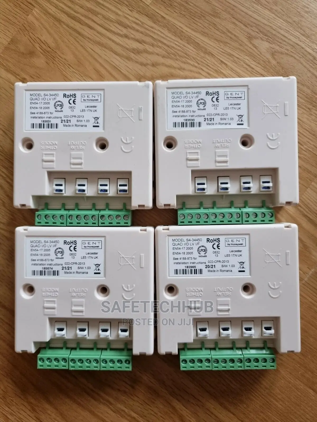 Gent Vigilon S4-34450 4 Channel Fire Alarm Input/Output Inte in ...