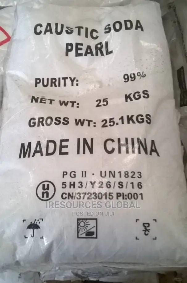 Caustic Soda Pearls 25kg Bag in Isolo - Manufacturing Materials ...
