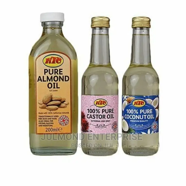 KTC Almond, Castor and Coconut Oil Combo for sale - JULMOND ENTERPRISE ...