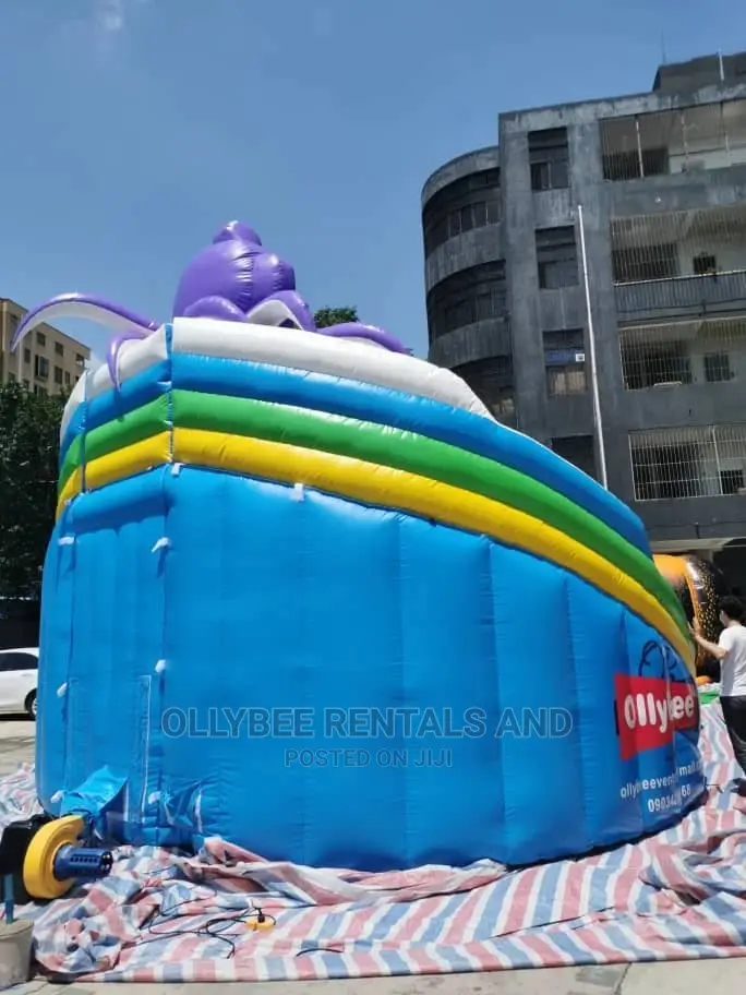 Octopus Themed Combo Slides With Swimming Pools in Ikeja - Playground ...
