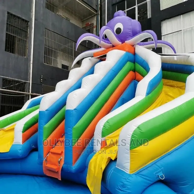 Octopus Themed Combo Slides With Swimming Pools in Ikeja - Playground ...