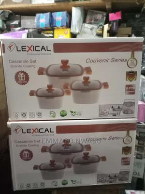 Lexical 3 Set Marble High Standard Pot With Glass Cover. in Ojo ...