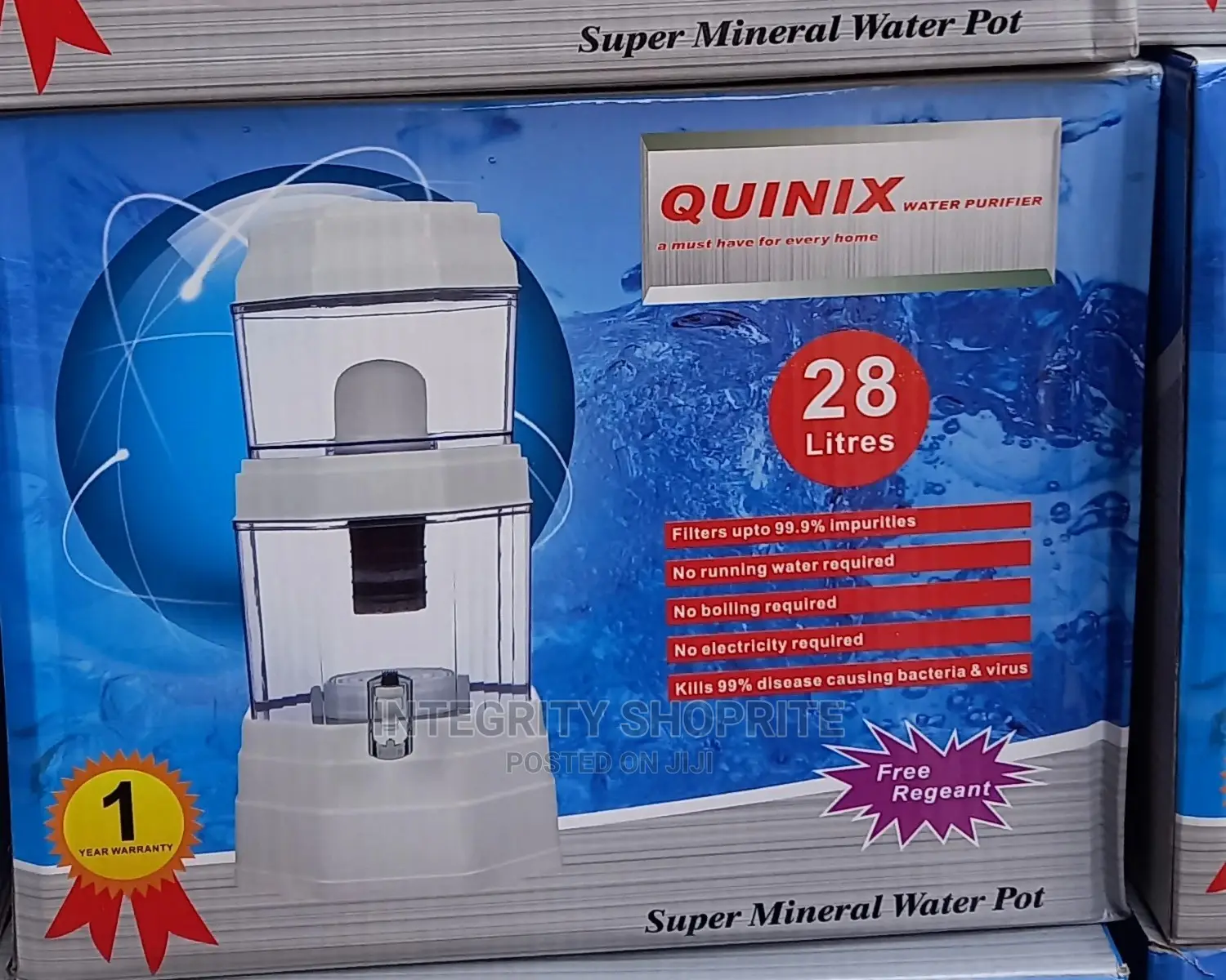 Quinix Water Purifier Filter Dispenser, Alkaline PH - 28L in Lagos ...