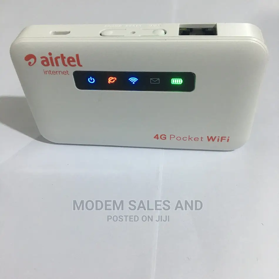 Airtel 4G LTE Unlocked Mobile Wifi+LAN Port+30gig Bonus Data in Ikeja ...