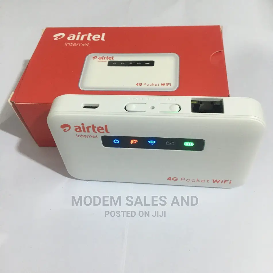 Airtel 4G LTE Unlocked Mobile Wifi+LAN Port+30gig Bonus Data in Ikeja ...