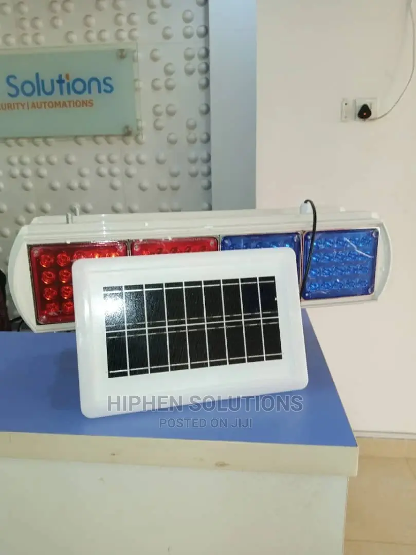 2022 Solar LED Red and Blue Strobe Light in Yaba - Safety Equipment ...